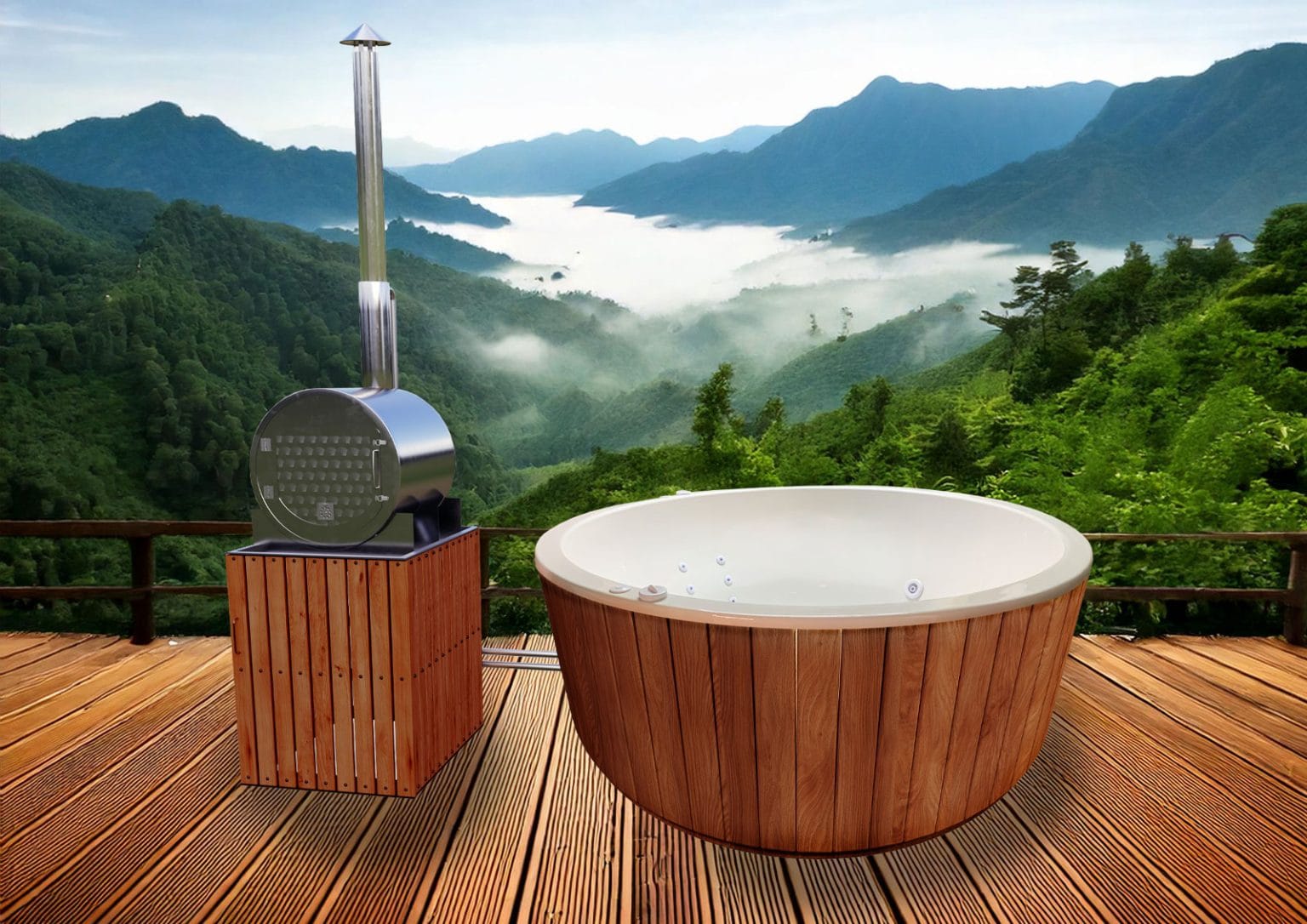 Wood Fired Hot Tubs and Jacuzzis South Africa - Aqua Spas